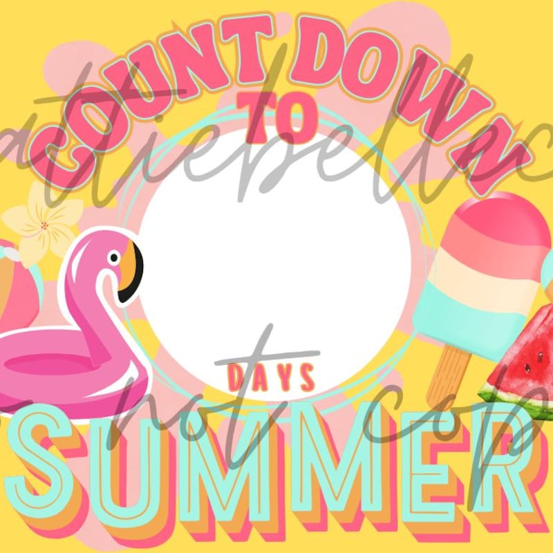 Summer Countdown Bulletin Board - Etsy
