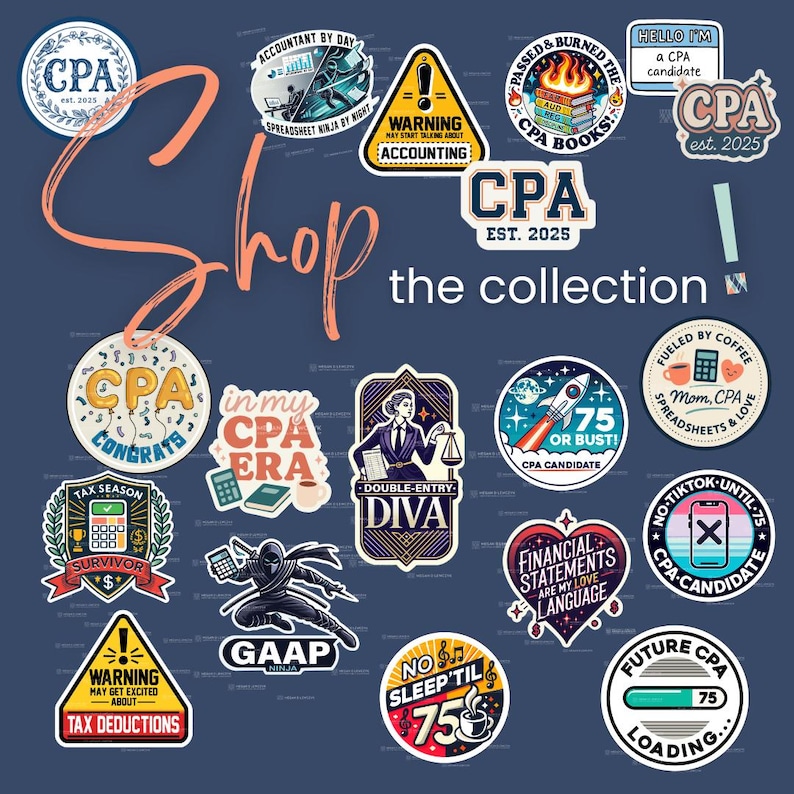 In My CPA Era Sticker | Cute Vinyl Decal for CPA Exam Candidates ...