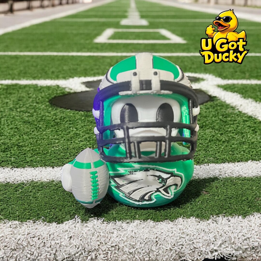 2.5 Inches Football Duck-philadelphia Ducks-collectible 3dprinted Ducks ...