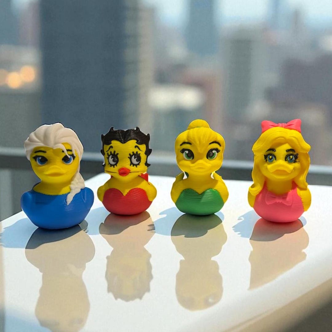 Princess Inspired Ducks-collectible 3dprinted Duck-movie Duck - Etsy