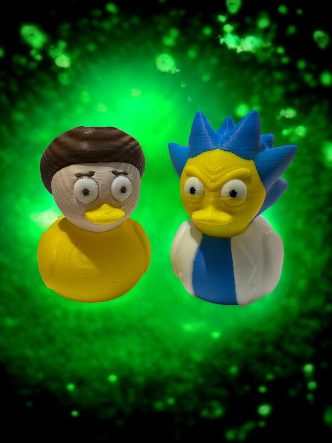 3 Inches Rick and Morty Inspired Duck-collectible 3dprinted Duck ...