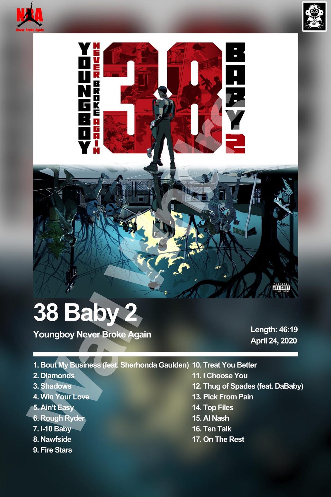 3 in 1... 38 Baby 2, AI Youngboy, and Realer - NBA Youngboy Digital ...