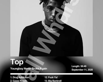 NBA Youngboy - Top Custom Album Cover Poster | Digital Download ...