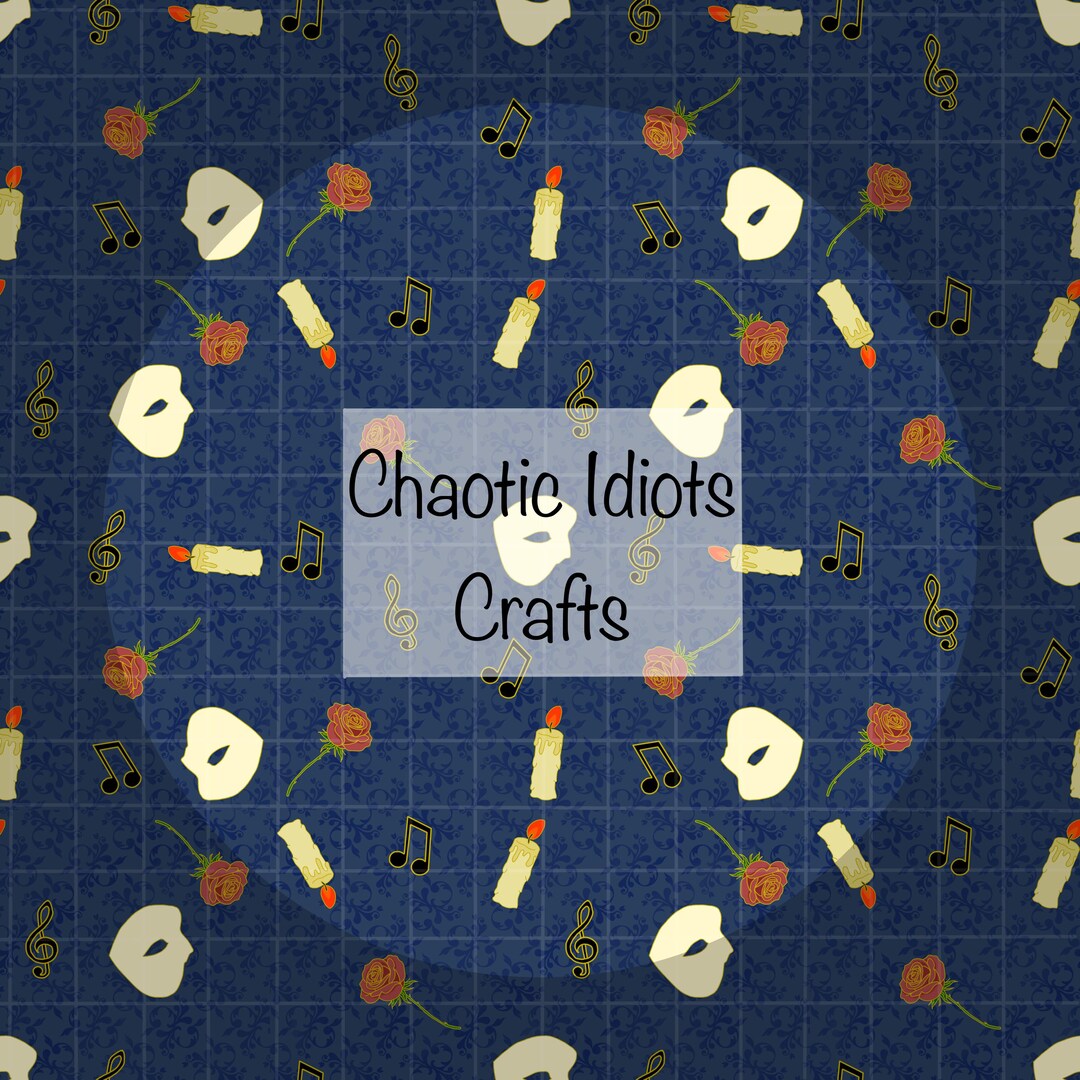 Phantom Seamless Pattern | Wallpaper | Kindle Insert | Wrapping Paper ...