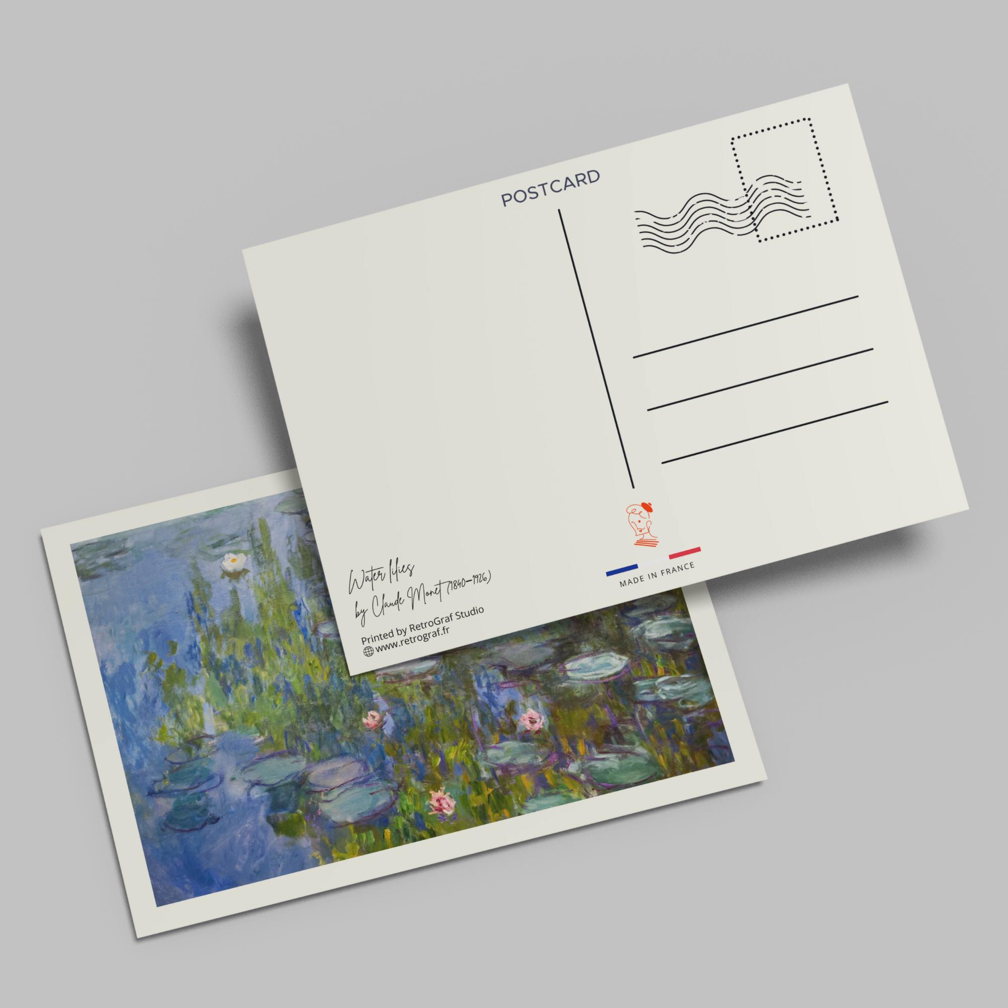 Claude Monet Postcards – Made in France - Etsy