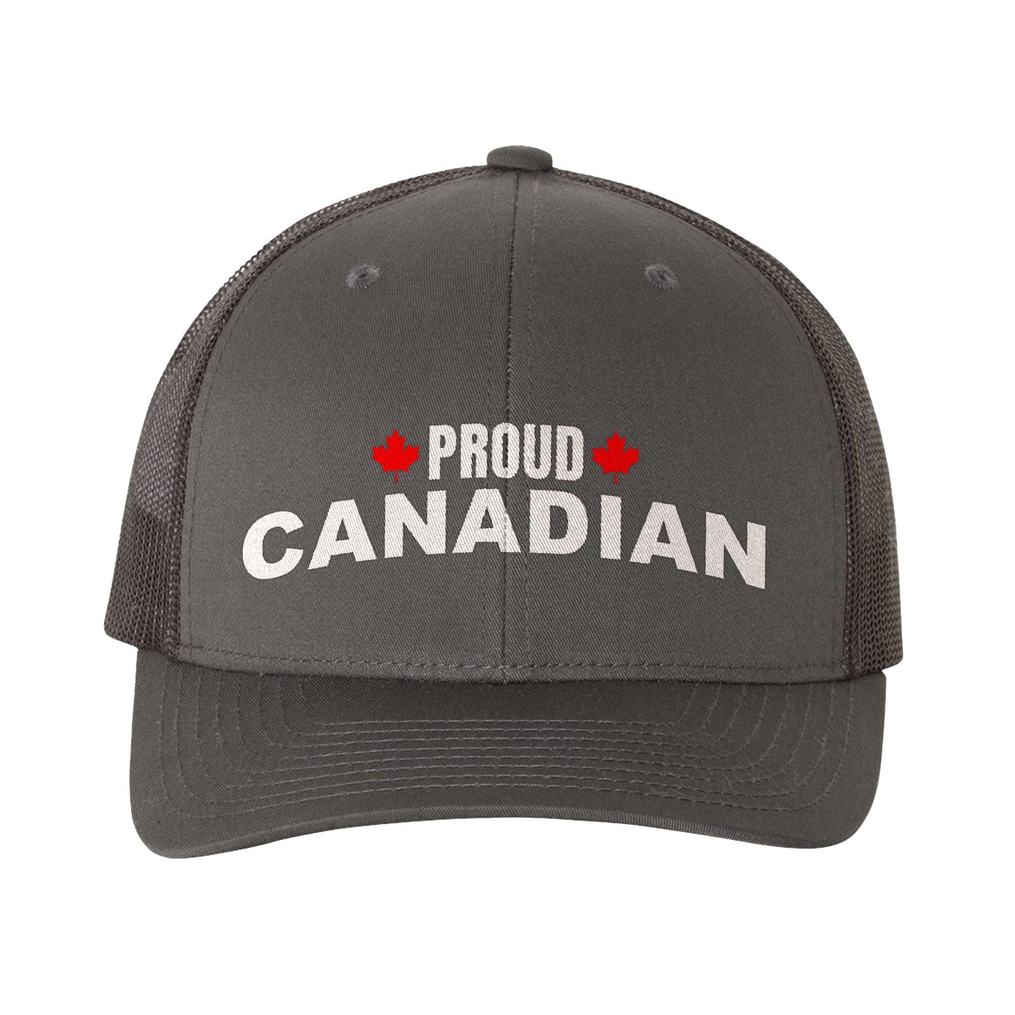 Proud Canadian Trucker Hat | Maple Leaf Snapback Cap | Canada Day Hat ...