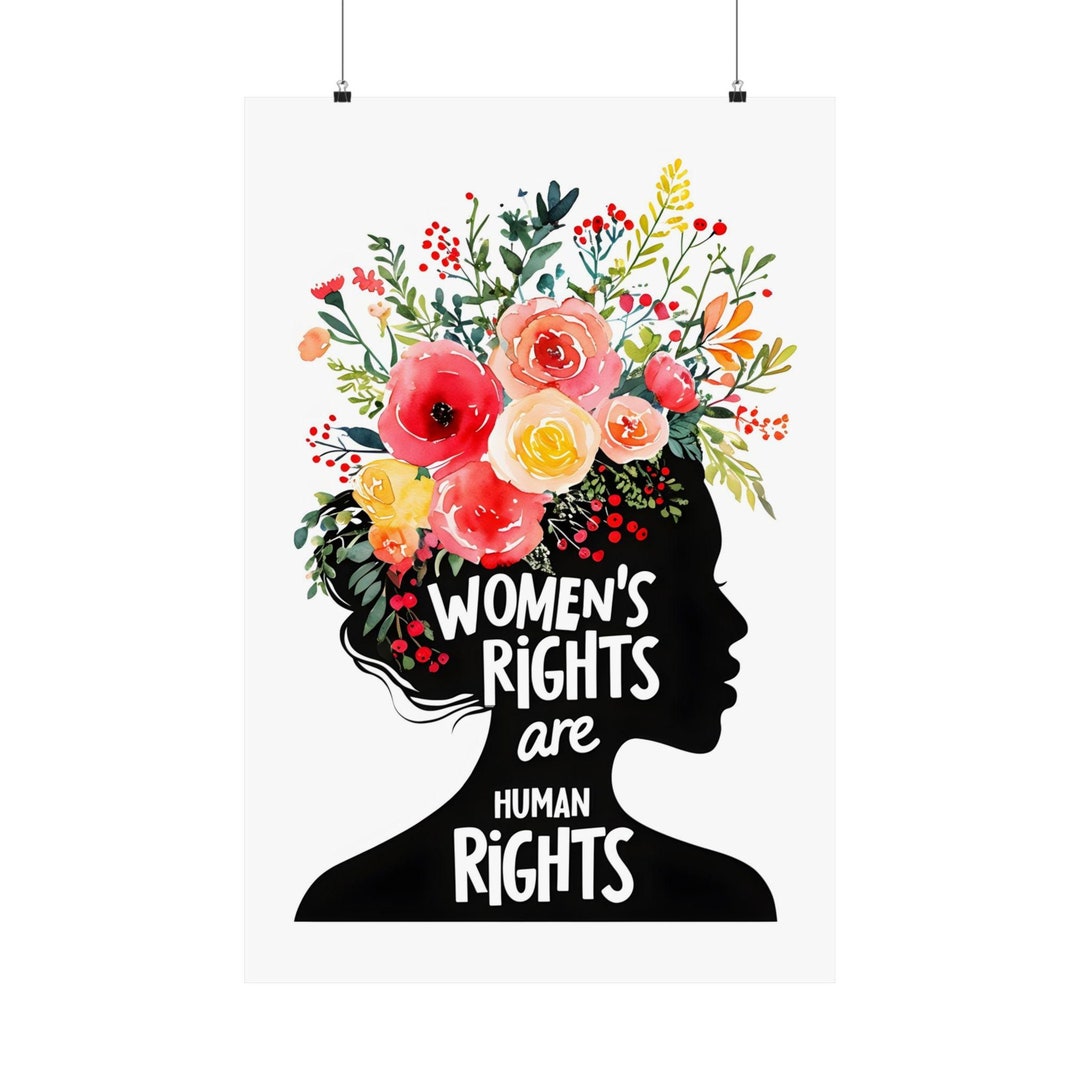 Women's Rights Poster Feminist Wall Art, Social Justice Print, Pro ...