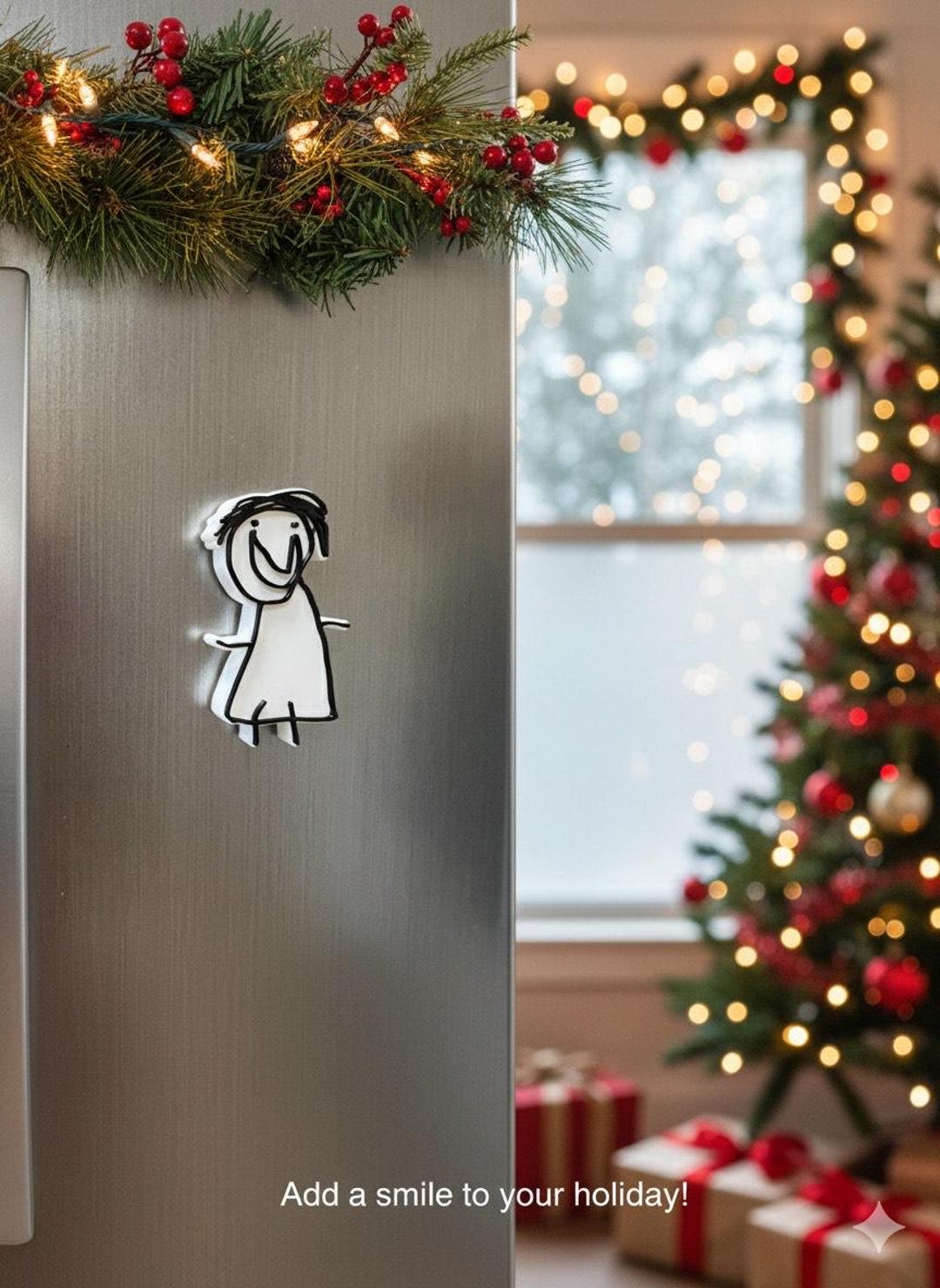 3D Printed Magnet: Personalized Kids Drawing Gift for Family - Etsy