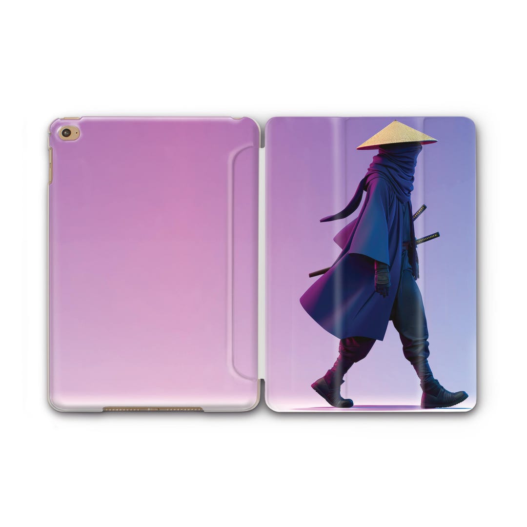 Modern Samurai Urban Japanese Style Colorful iPad Case iPad Air 5 iPad ...