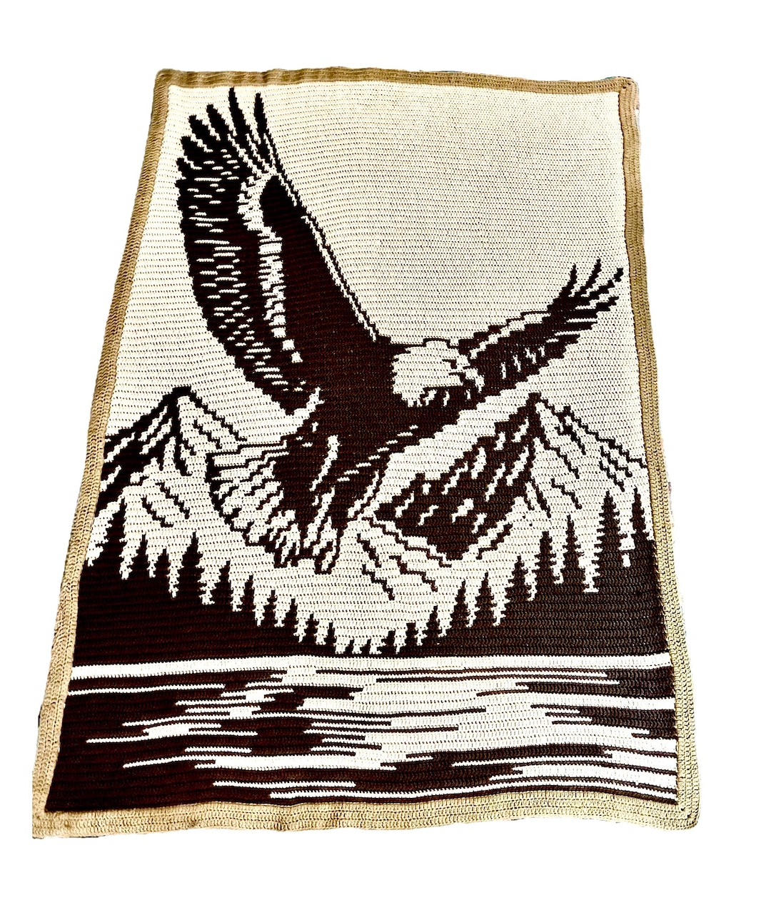 Eagle's Glide - Overlay Mosaic Blanket PATTERN ONLY - Etsy