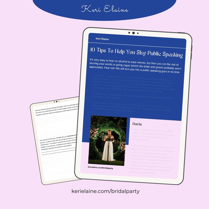 Christian Bridesmaid Speech Template – Craft a Memorable and Faithbased ...