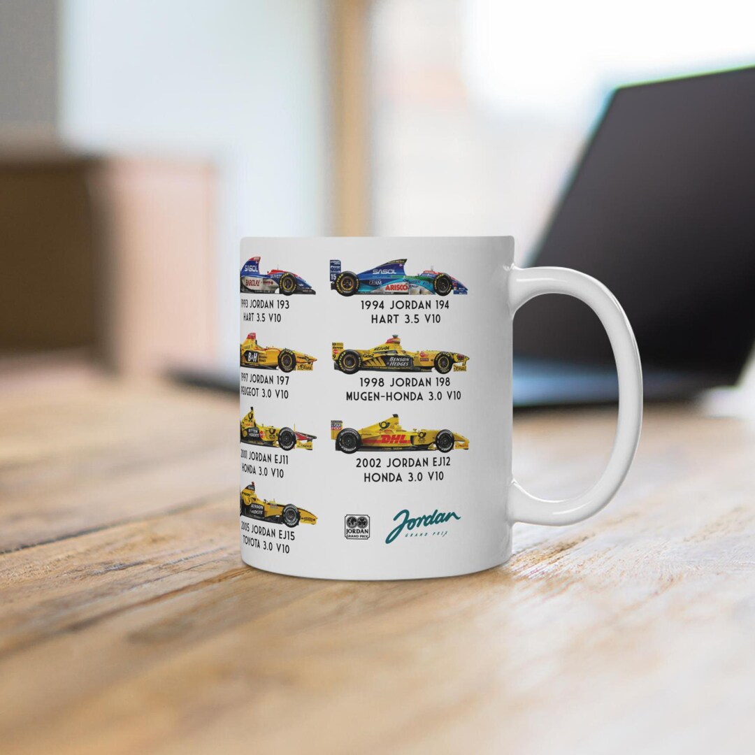 Jordan F1 Retro Champions Coffee Mug, Ideal Gift 2025 Formula 1 Season ...