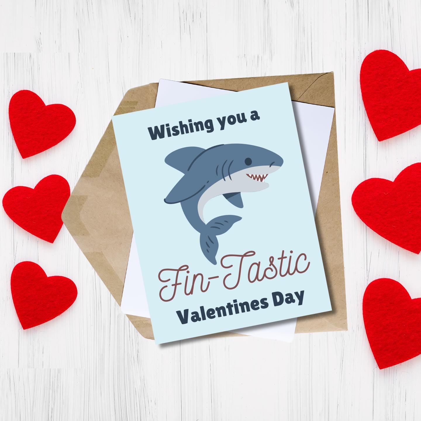 Ocean Valentine's Day Tags, Editable Template Digital Download, Cute ...