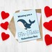 Ocean Valentine's Day Tags, Editable Template Digital Download, Cute ...