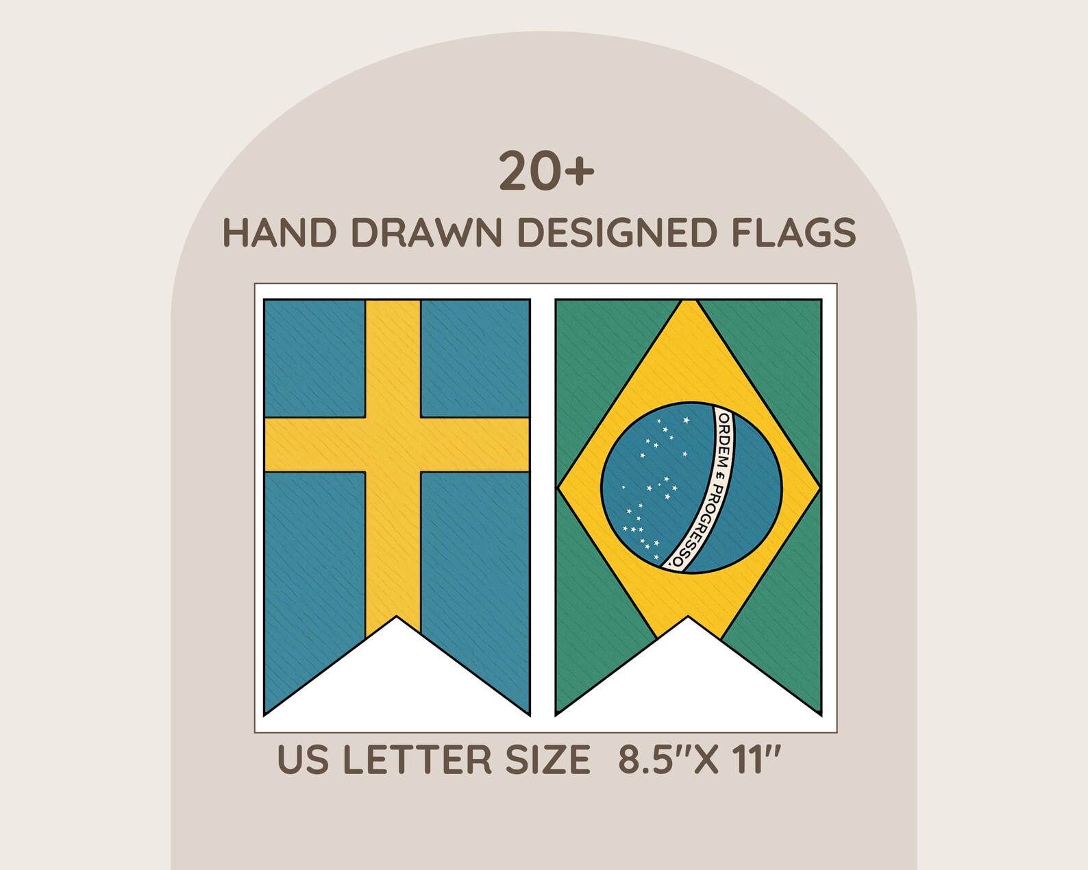 LDS Mission Call Opening Banner, Flag Garland, Called to Serve LDS ...