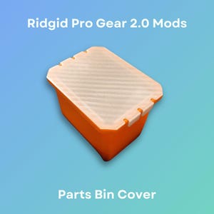Ridgid Pro Gear 2.0 Mods | Parts Bin Cover - Etsy
