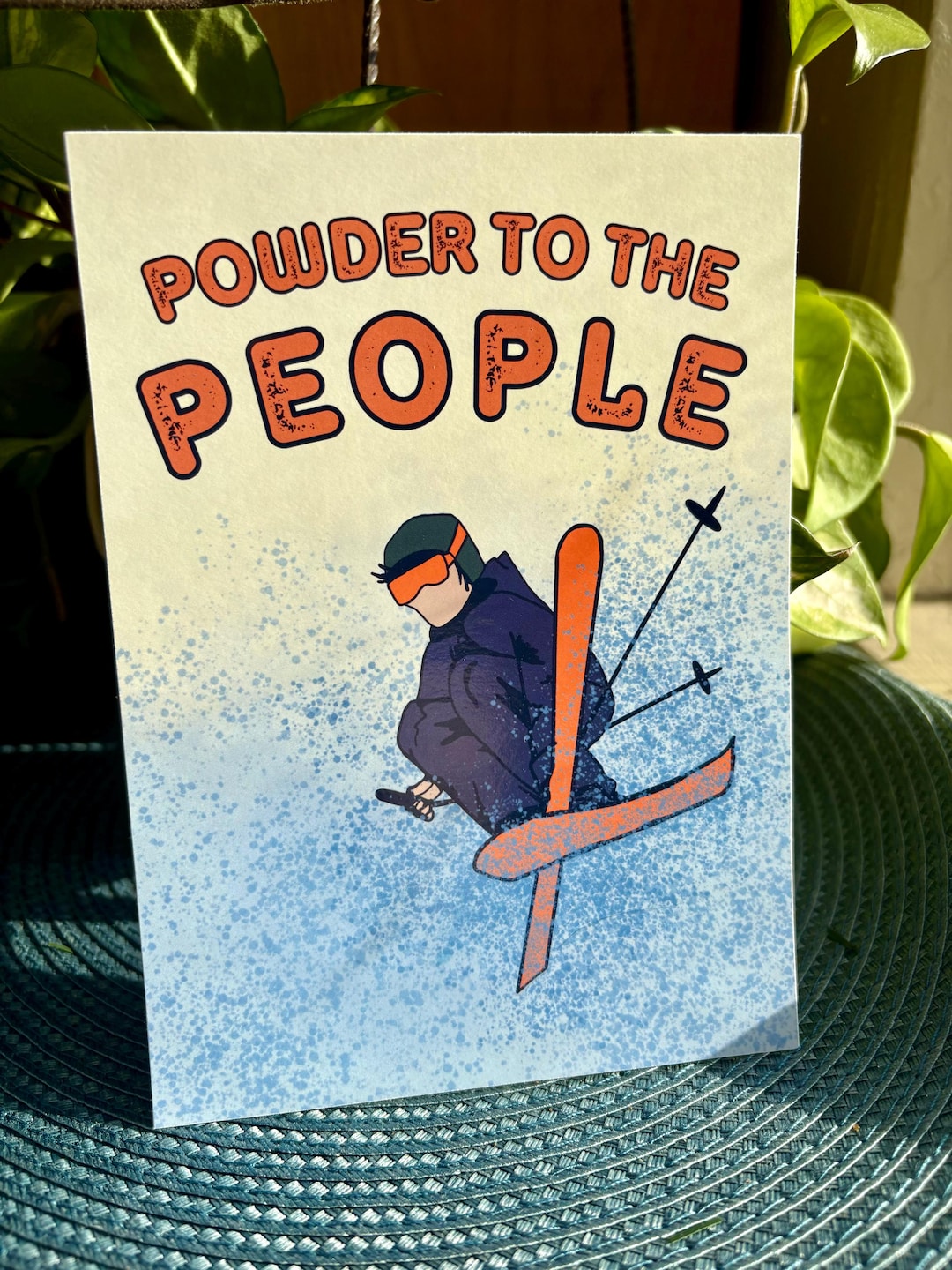 Powder to the People Poster - Etsy
