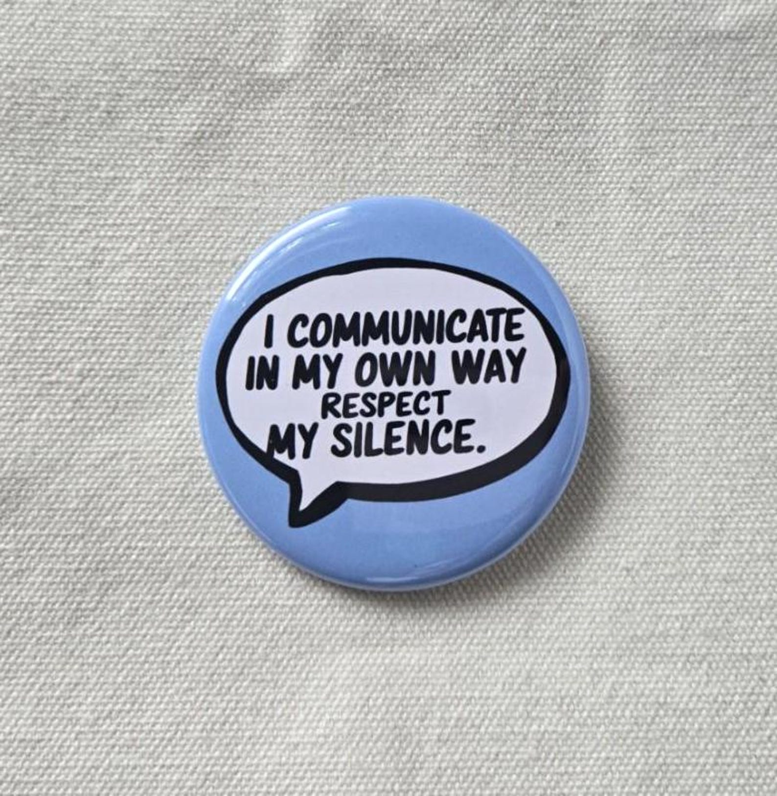Nonspeaking Autism Acceptance Magnet Pin Button Badge Gift Set Autism ...