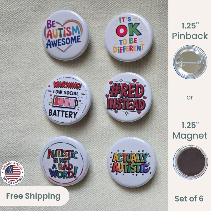 Autism Pin - Etsy