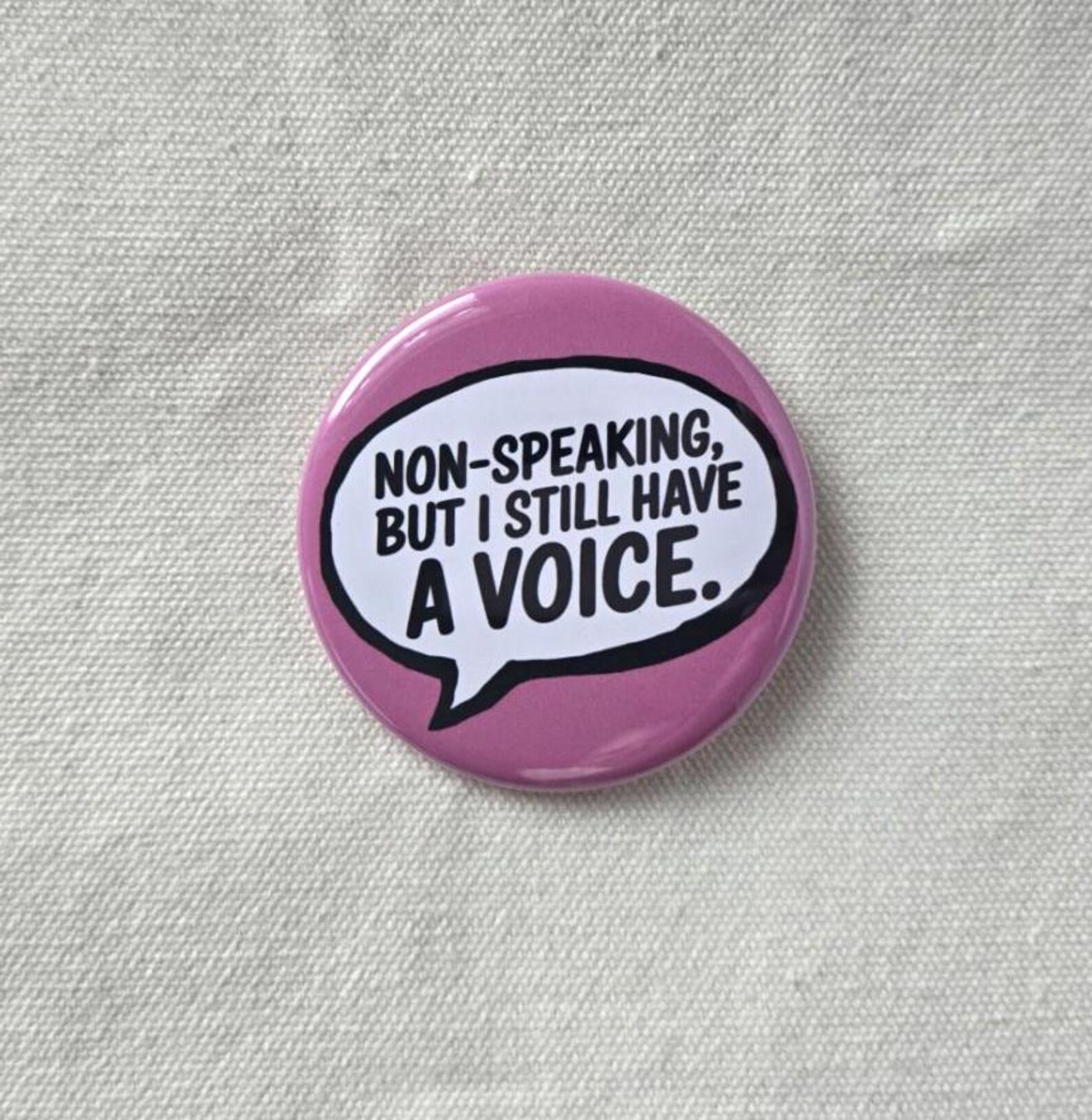 Nonspeaking Autism Acceptance Magnet Pin Button Badge Gift Set Autism ...