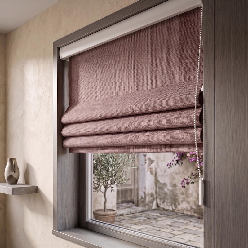 Dusty Pink Roman Blinds - Etsy