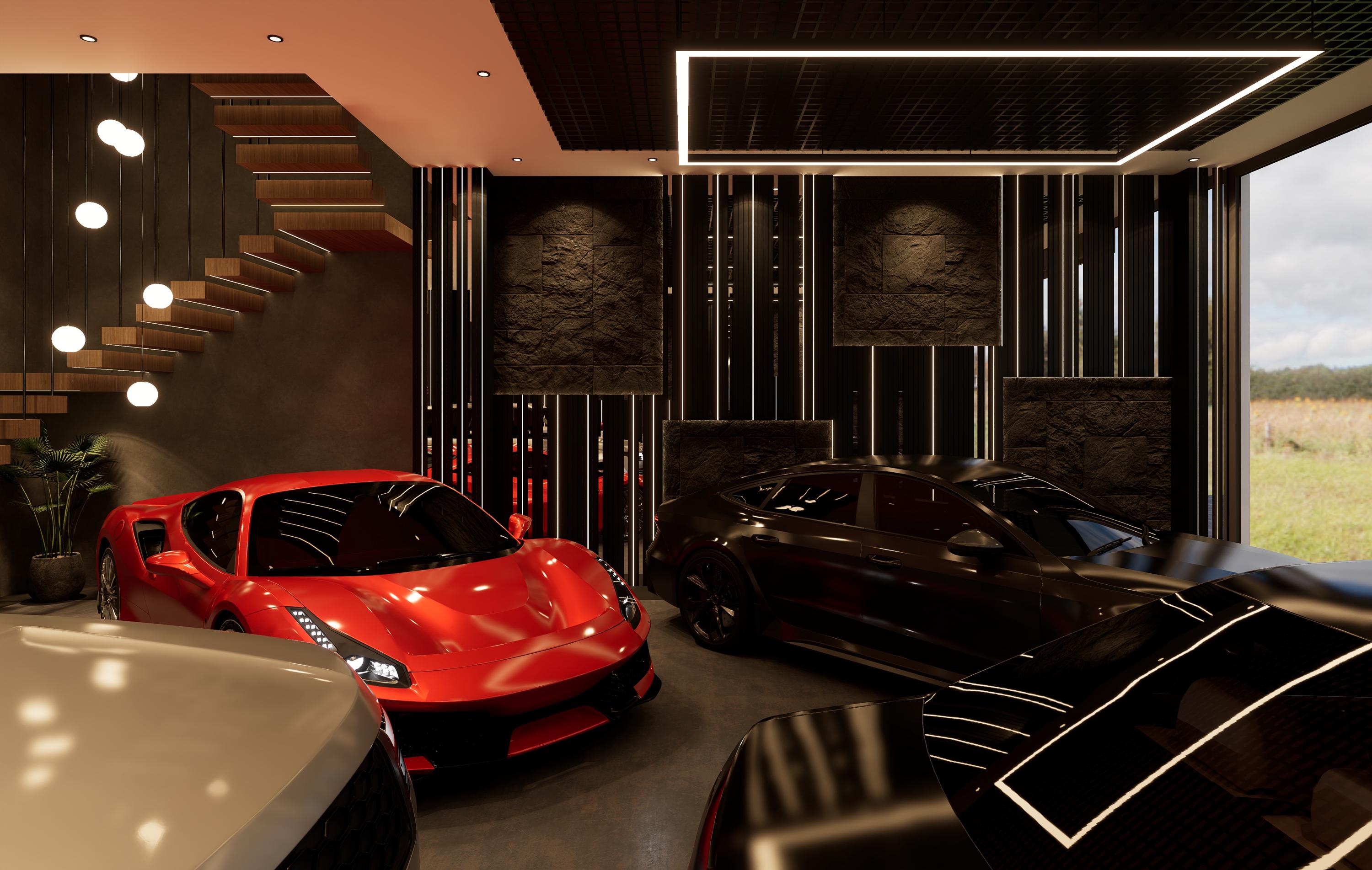Custom Car Showroom Interior Design – Bespoke Auto Gallery With 3D ...