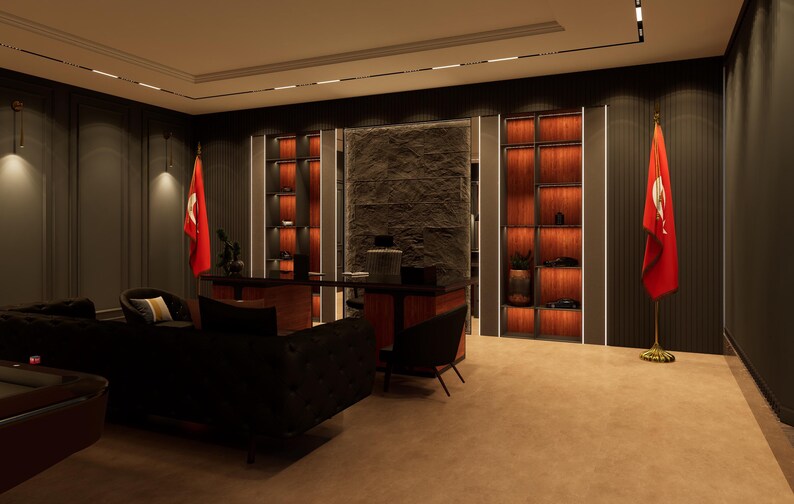Custom Car Showroom Interior Design – Bespoke Auto Gallery With 3D ...