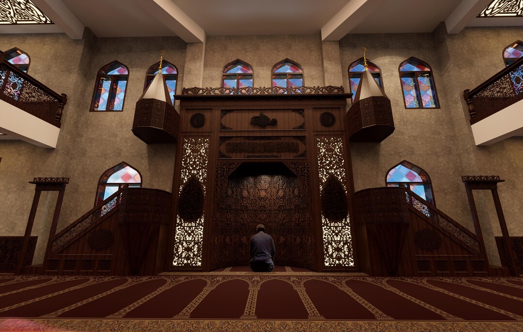 Custom Mosque Interior Design – Elegant and Spiritual Spaces - Etsy