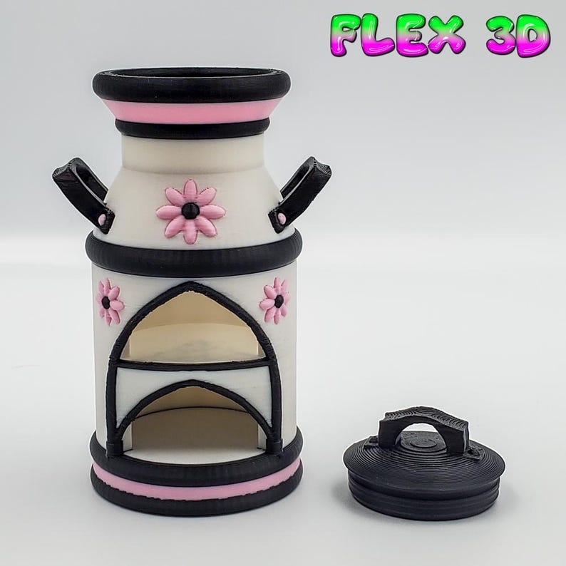 Flex 3D Cow Baby Chunkies With Cream Can, .STL Files for 3D Printing ...
