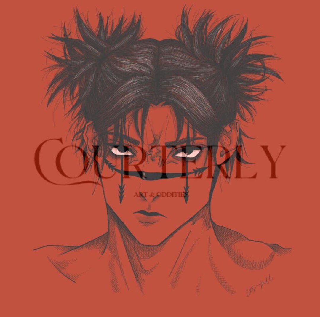 Choso Kamo Jujutsu Kaisen Original Art Print - Etsy