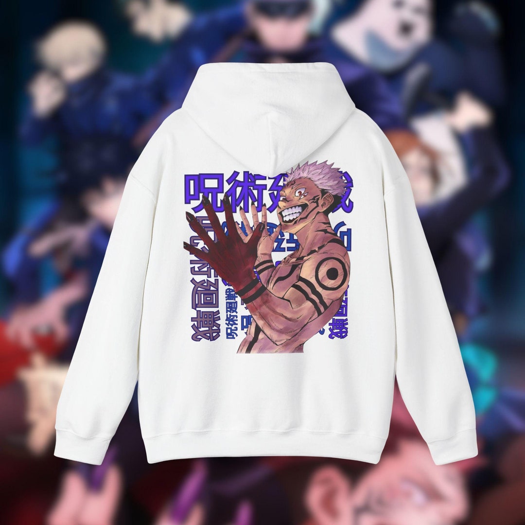 Sukuna Hoodie, Jujutsu Kaisen Hoodie, Sukuna Anime Hoodie, Anime Hoodie ...
