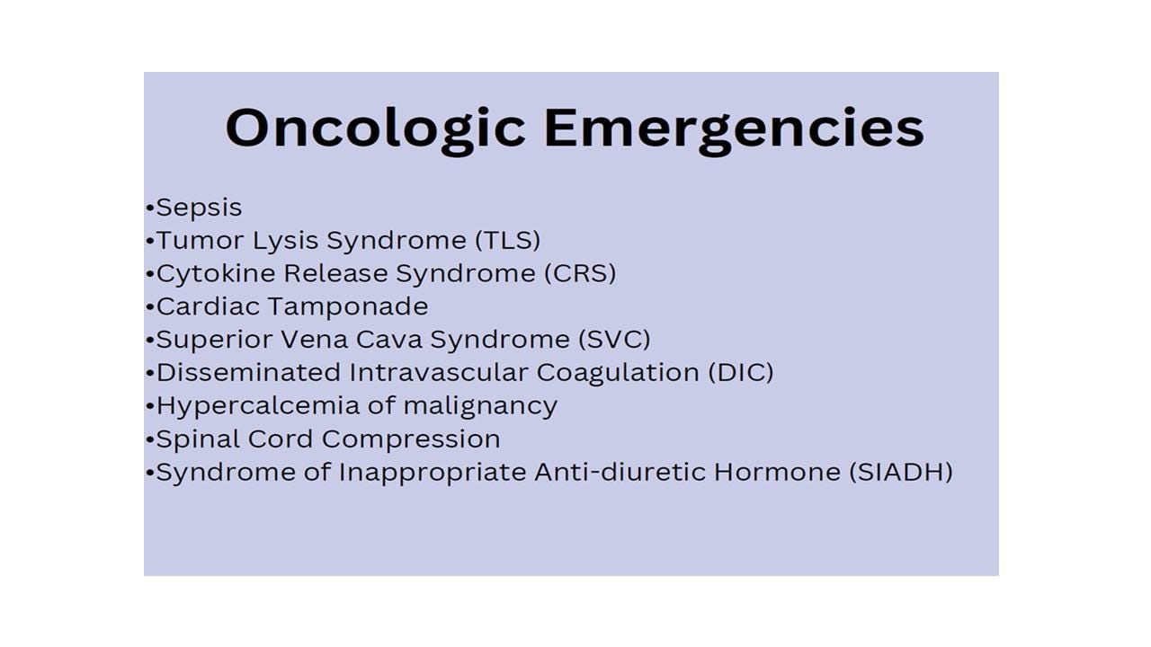 Oncologic Emergencies Review - Etsy