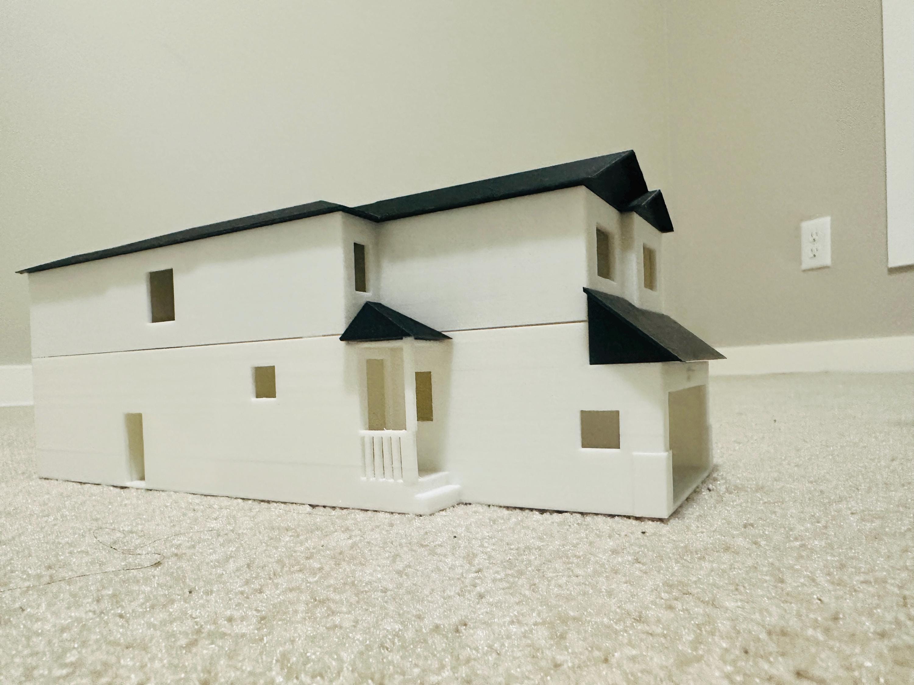 Custom 3D Printed House Model - Etsy
