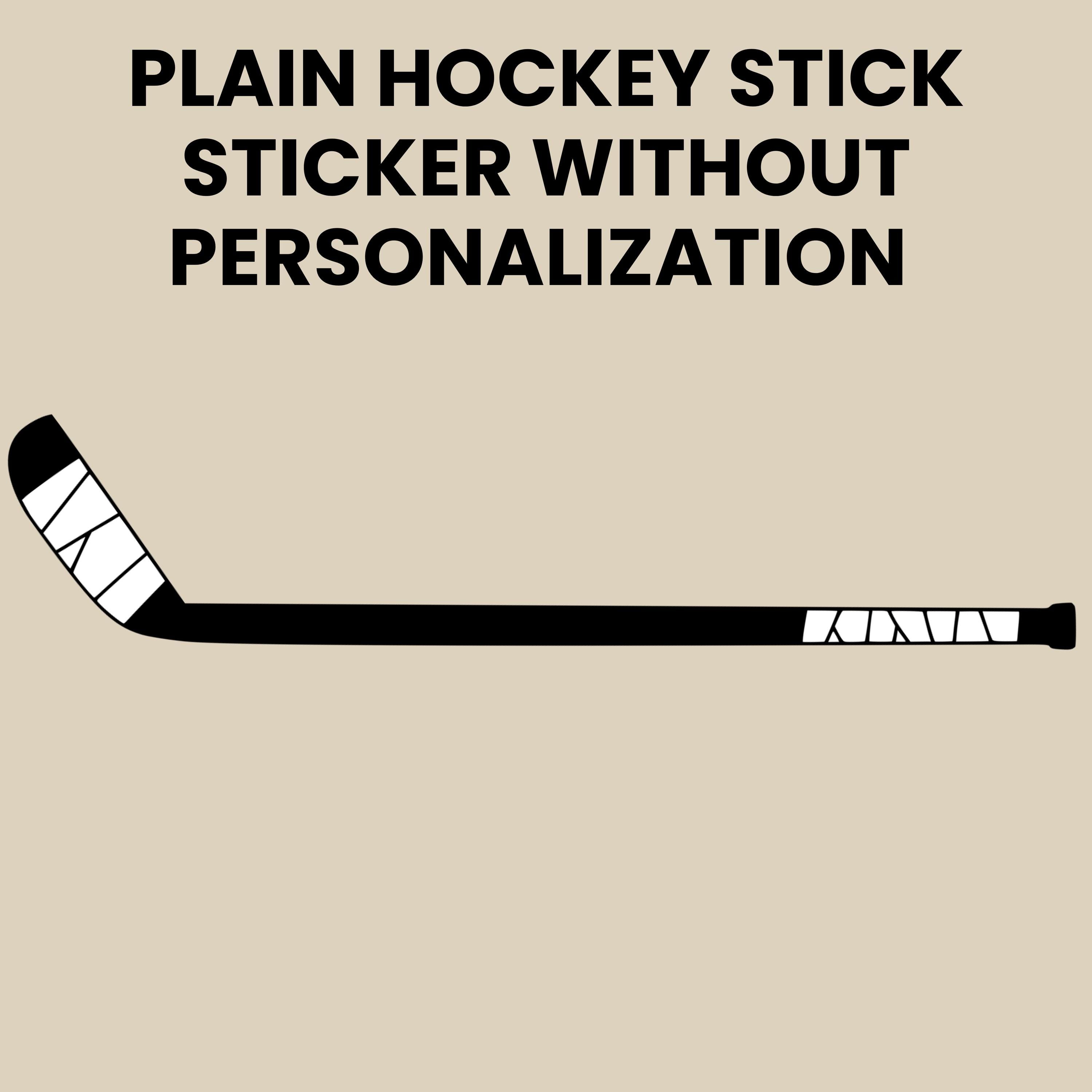 Personalized Hockey Name Sticker – Custom Name Decal for Water Bottles ...