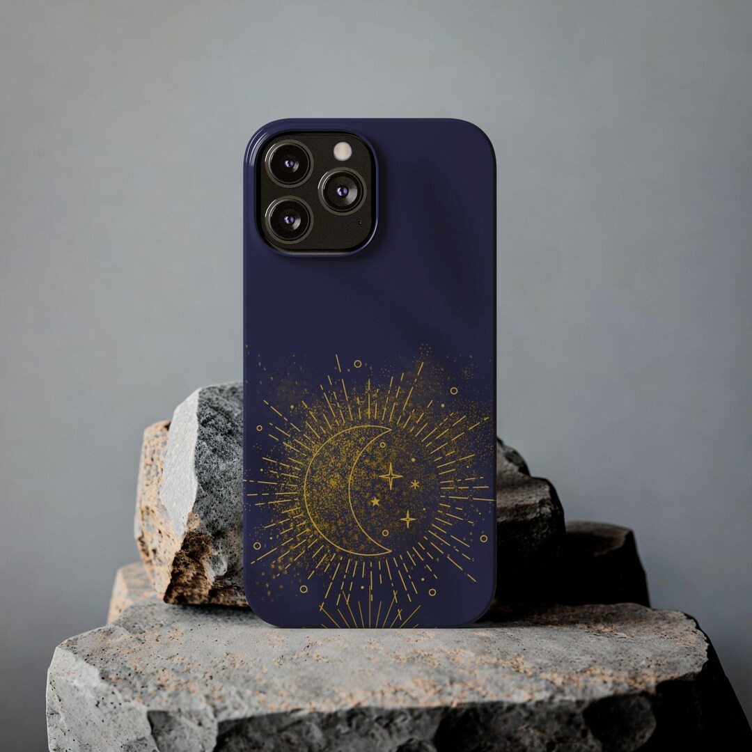 Celestial Moon Phase Slim Phone Case - Astrology Gift, Night Sky Decor ...