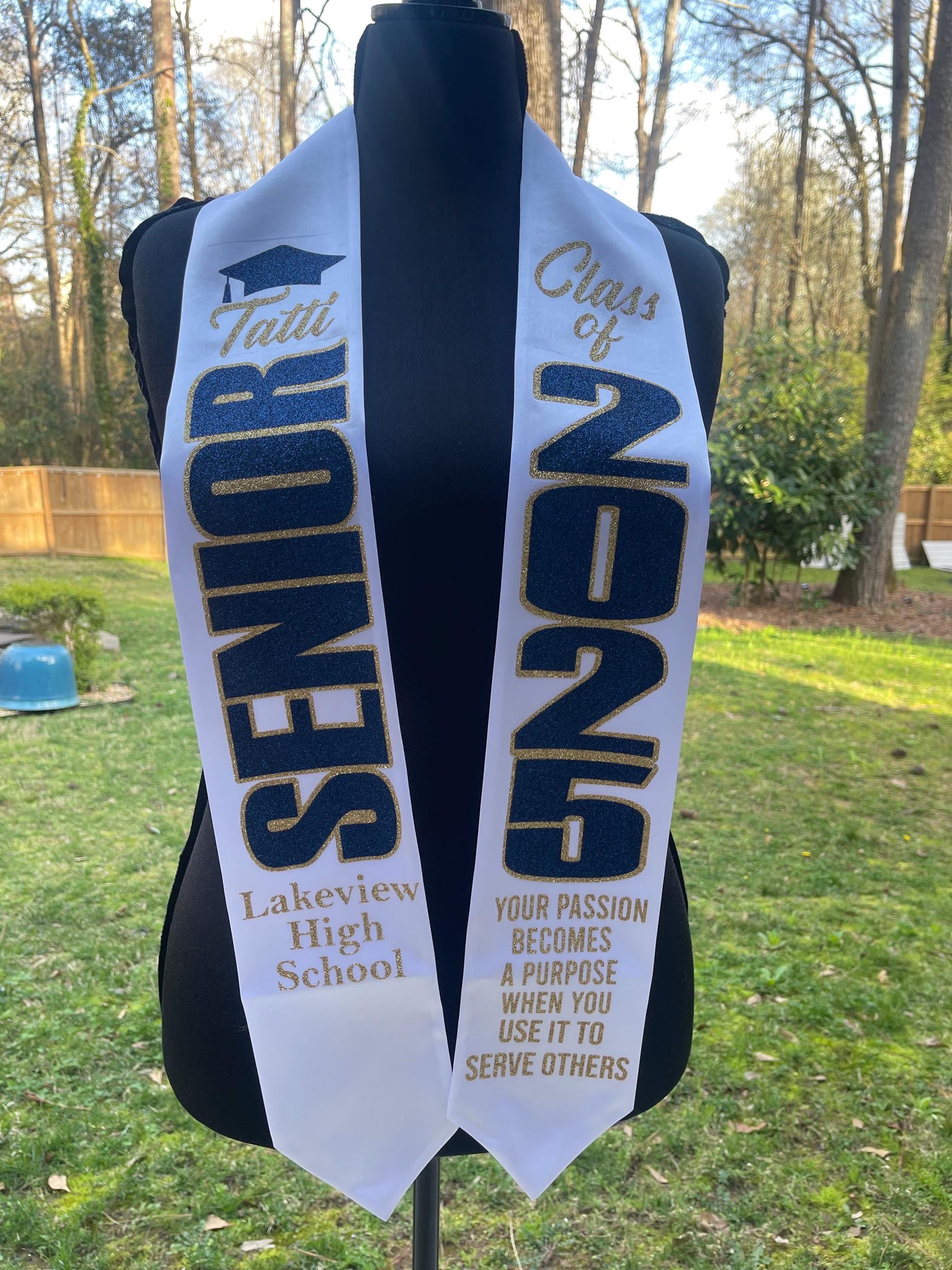 Custom Graduation Sash, Stole - Etsy