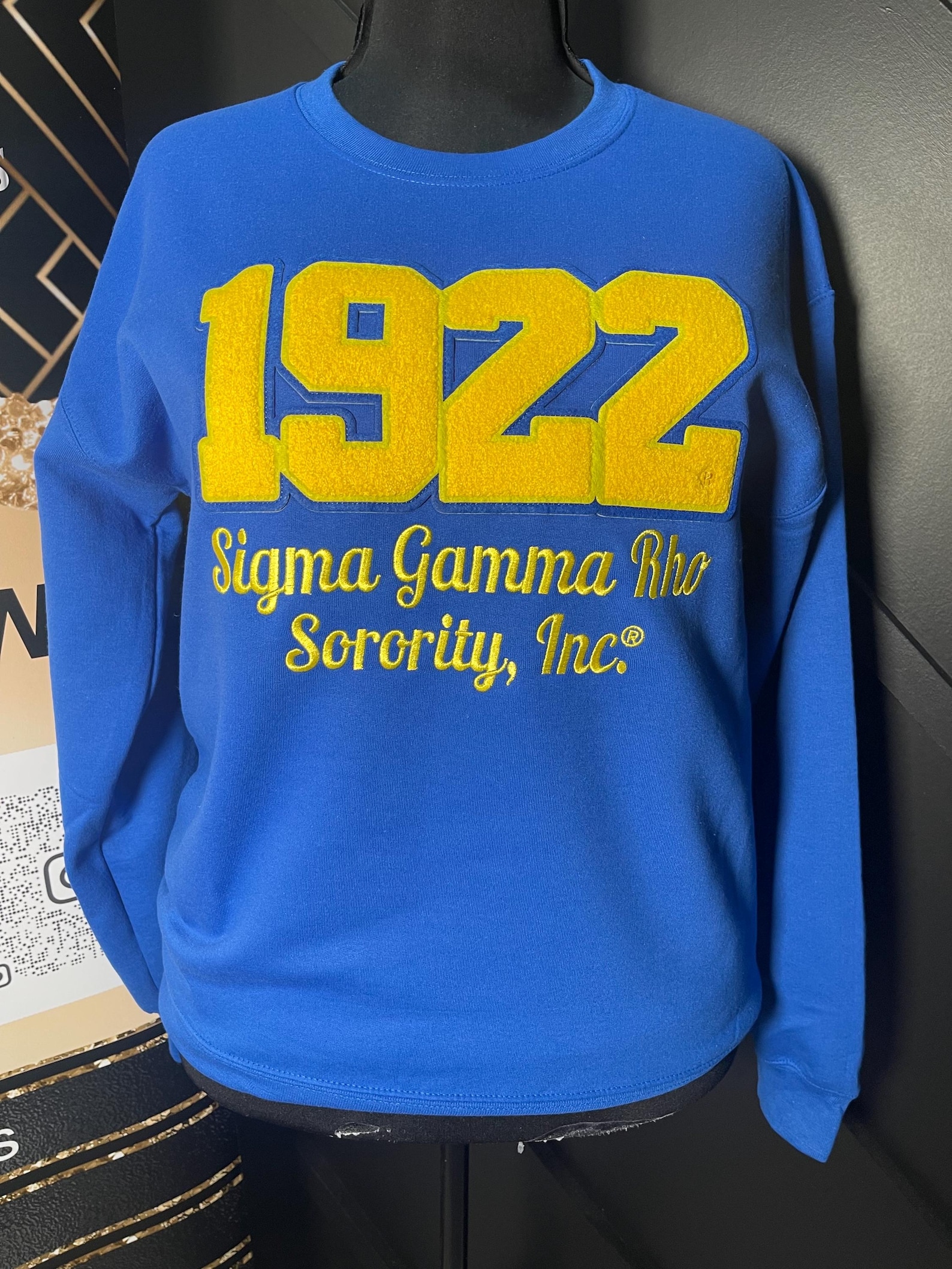 Sigma Gamma Rho, 1922 Chenille Patch and Embroidered Sigma Gamma Rho ...