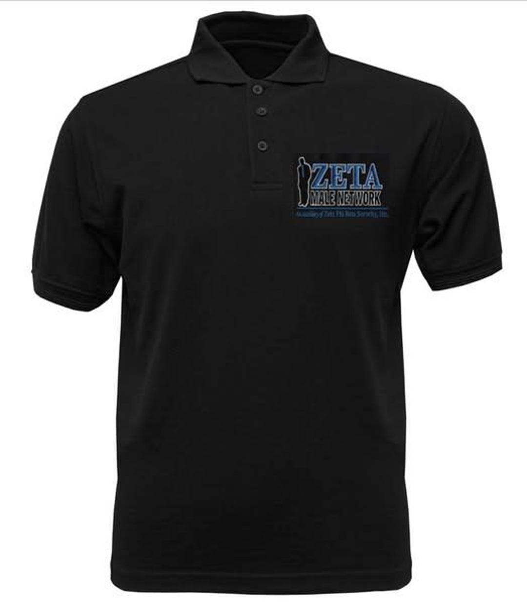Zeta Phi Beta Male Network Polo Shirt - Etsy