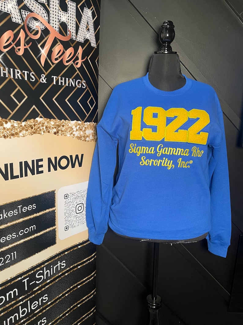 Sigma Gamma Rho, 1922 Chenille Patch and Embroidered Sigma Gamma Rho ...