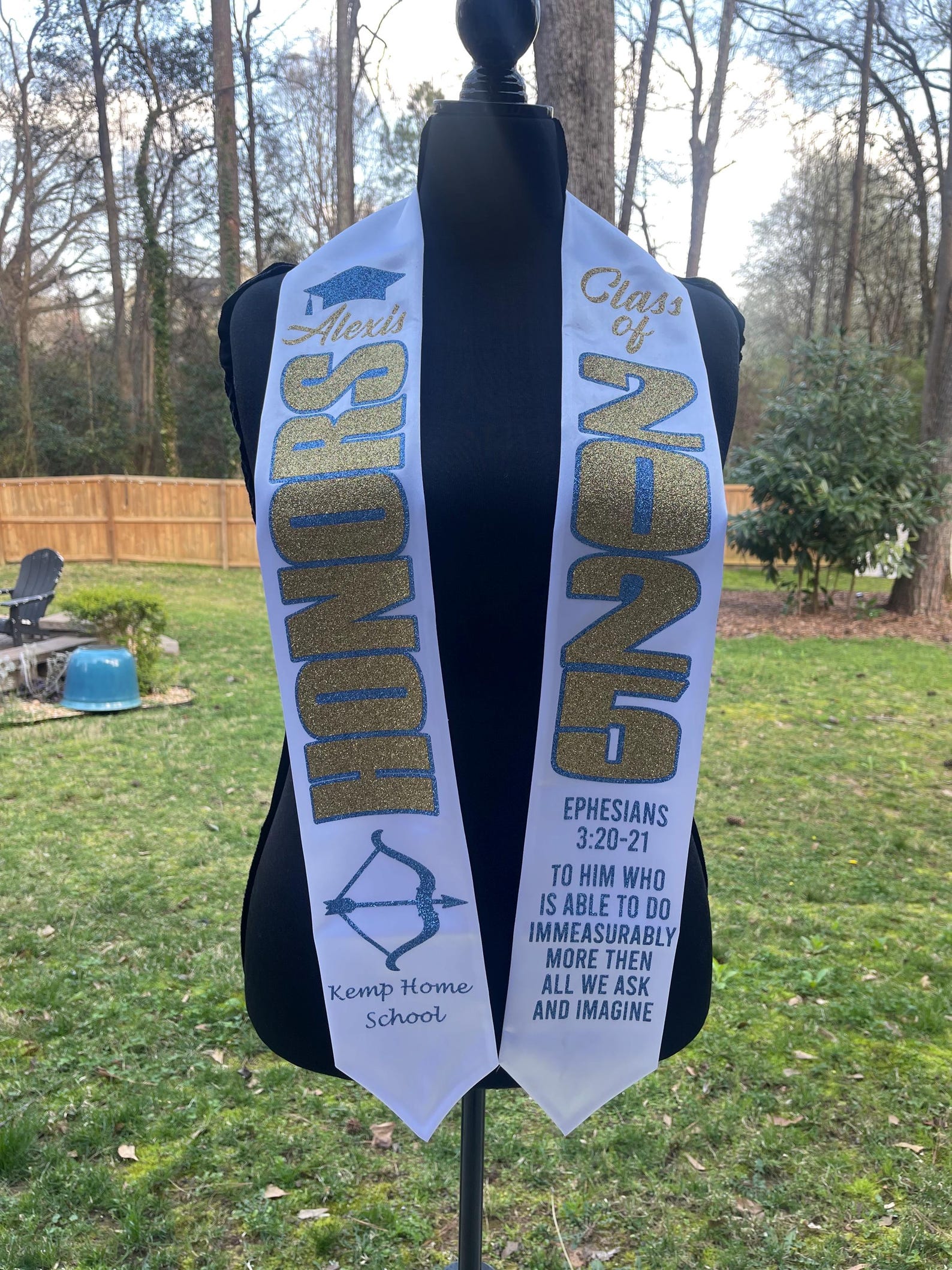 Custom Graduation Sash, Stole - Etsy