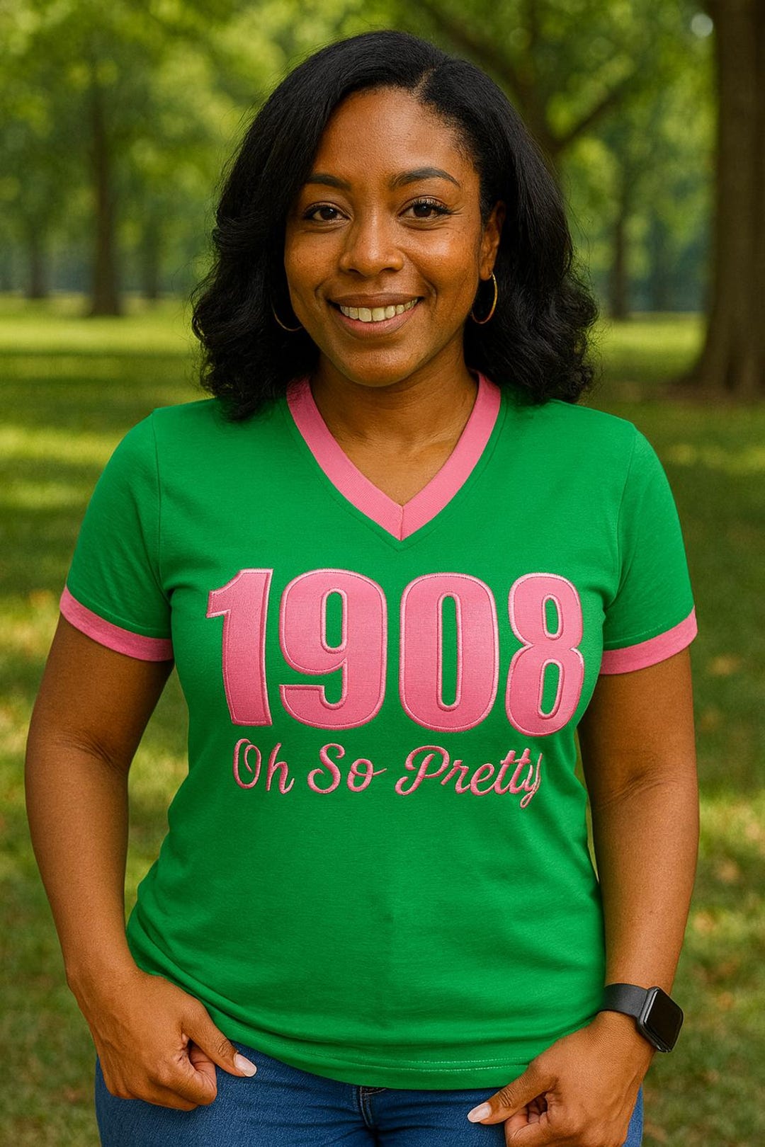 Alpha Kappa Alpha Sorority T-shirt AKA Embroidered 1908 Shirt - Etsy
