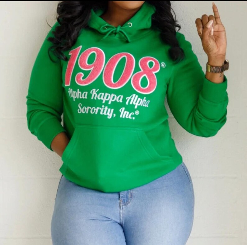 Alpha Kappa Alpha, AKA, 1908, Pretty Girl Chenille Patch and ...
