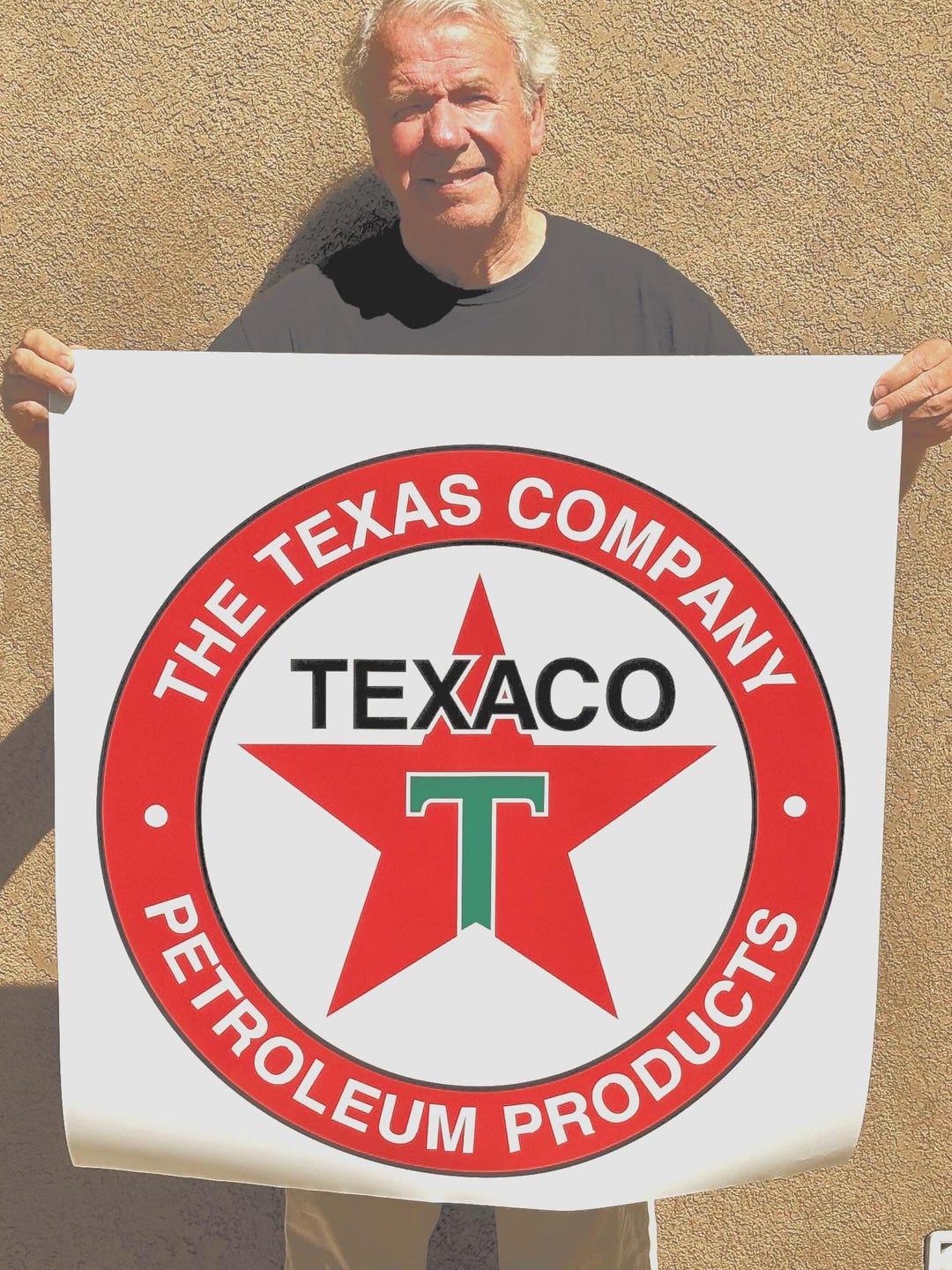 TEXACO Giant 27in Sticker -vintage Style 1936 Quality Peel & Stick- Man ...