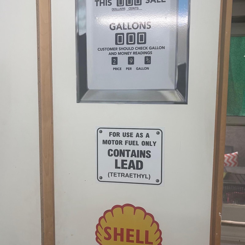 Shell Gas Pump Decor - Etsy