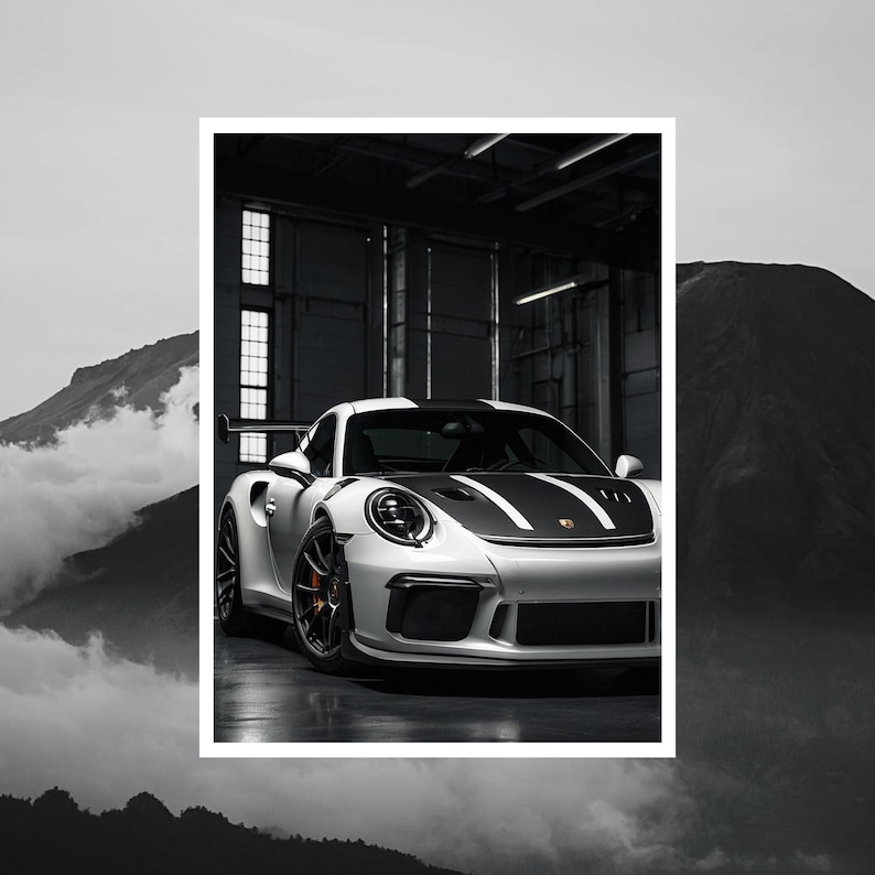 Printable Porsche 911 | Car Poster | Digital Wall Art | High-quality ...