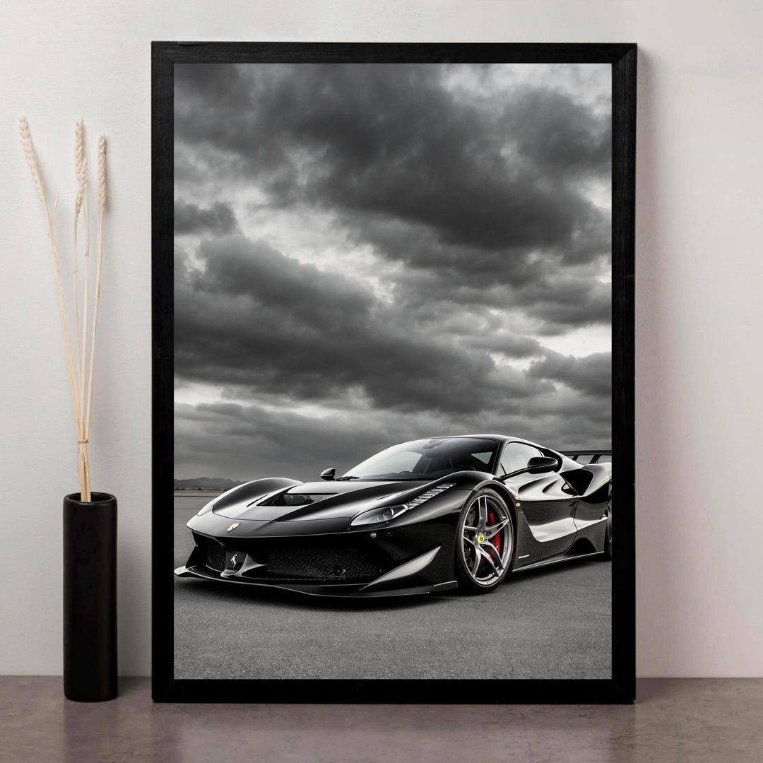 Ferrari SF90 Stradale Hypercar Print | Digital Art Download | High ...