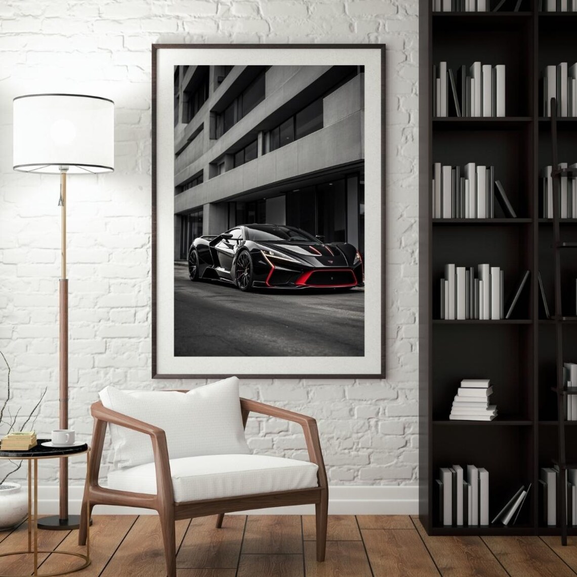 Zenvo Hypercar Digital Artwork | Instant Download | Supercar Wall Decor ...