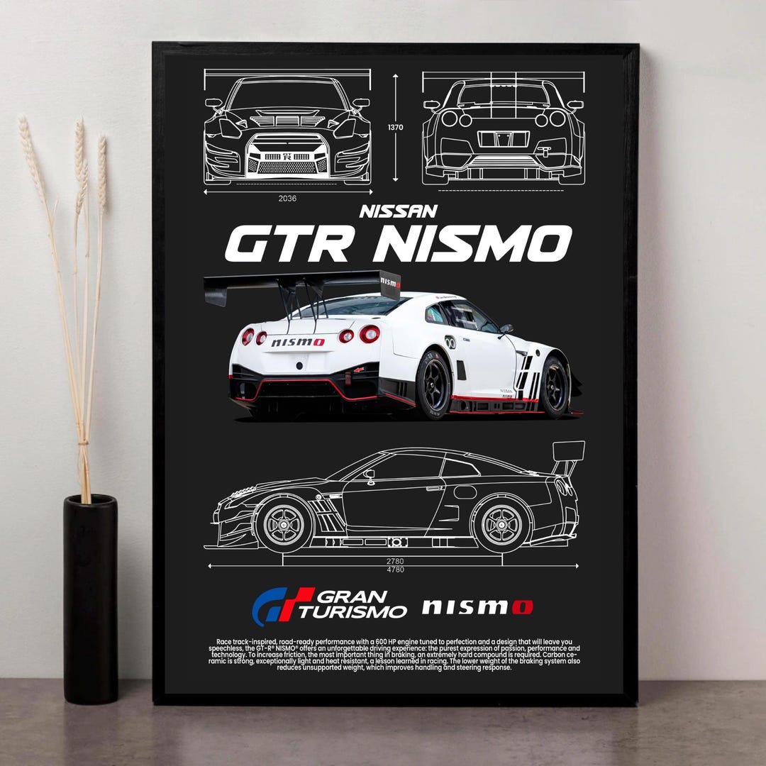 GT-R NISMO Gran Turismo Digital Print | High-res JDM Poster | Instant ...