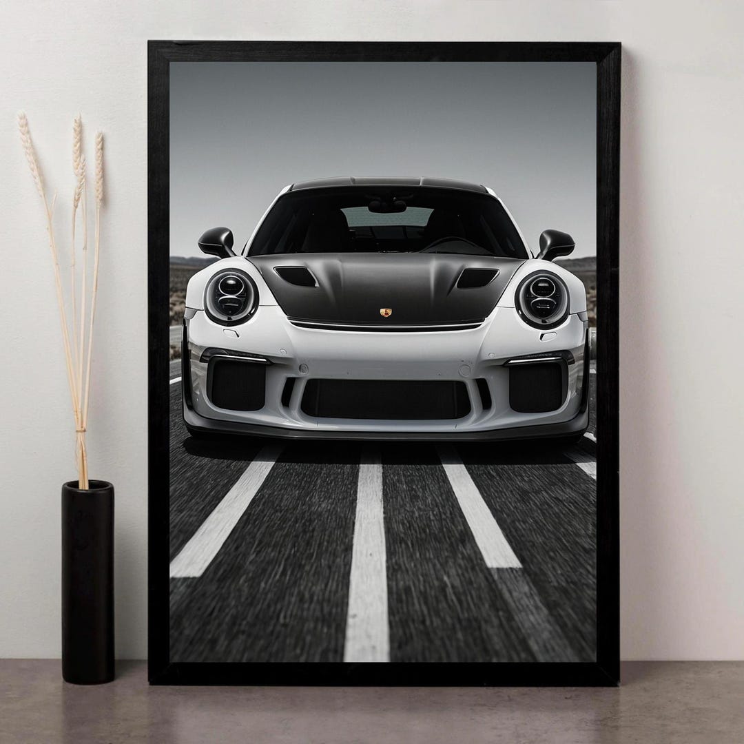 Printable Porsche 911 | Digital Wall Art | High-quality PDF and JPG ...