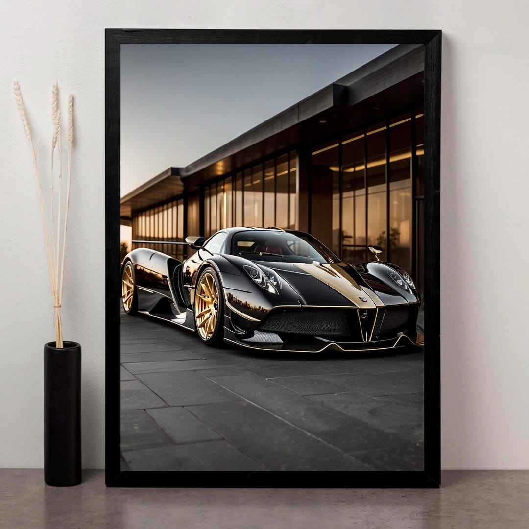 Printable Pagani Poster | High-resolution Digital Download | Luxury Car ...
